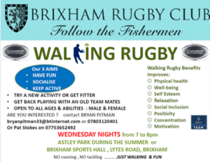 Brixham Trawlers Walking Rugby – Brixham Rugby Football Club
